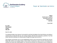 NHS Thank You Letters