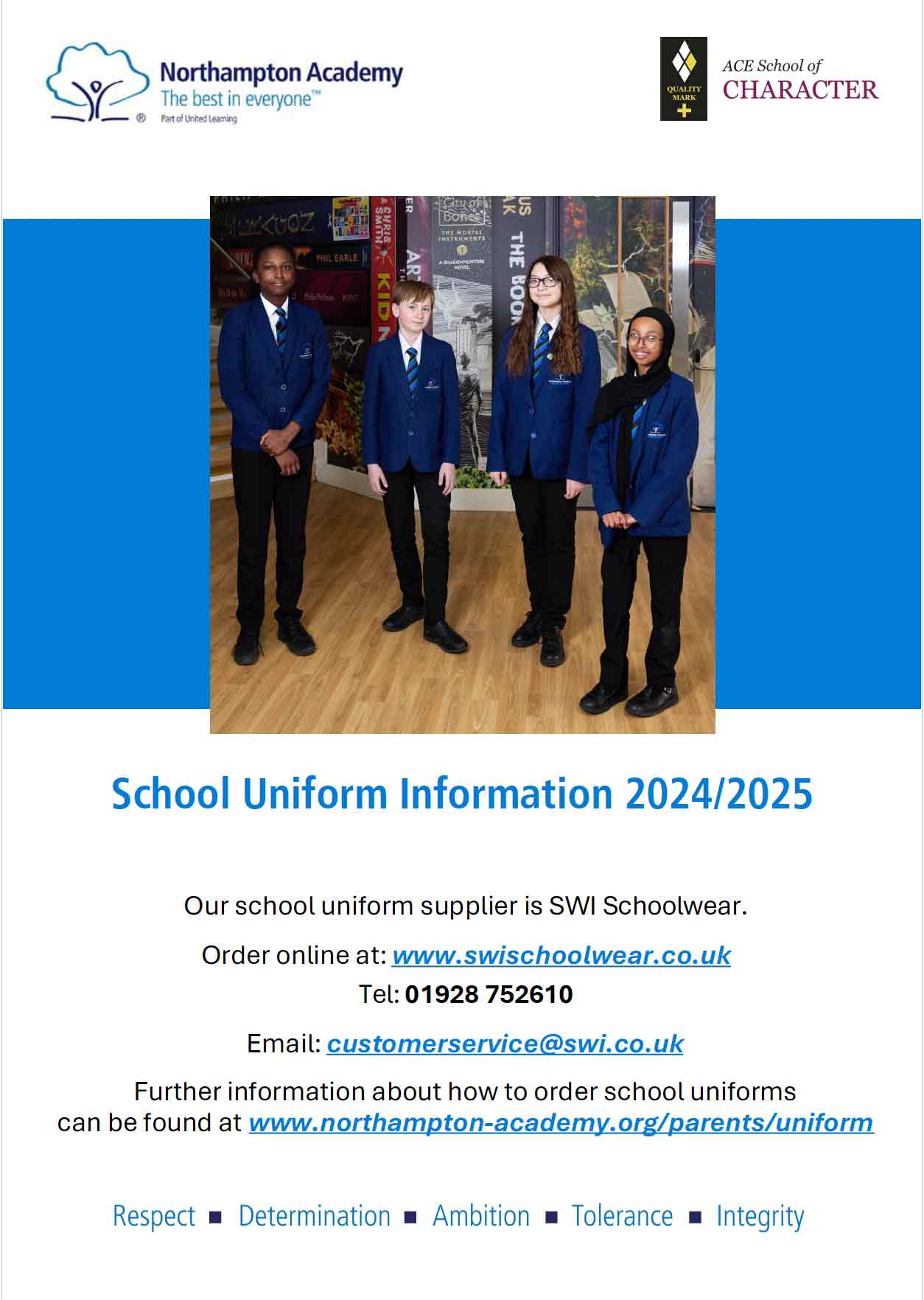 Northampton Academy > Parents > Uniform