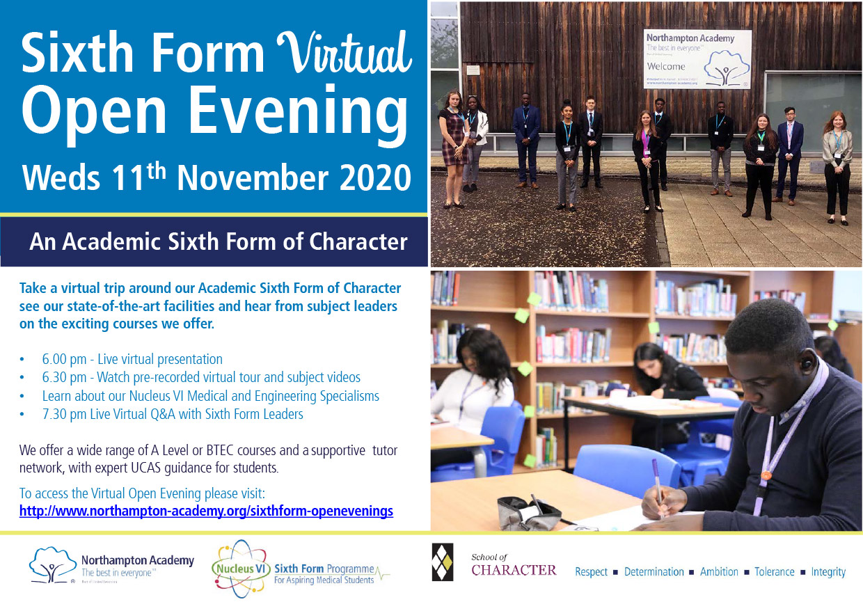 Sixth Form Virtual Open Evening